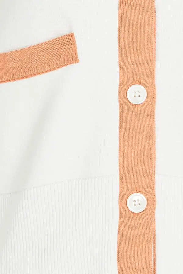 Thom Browne Milano Striped Cotton Cardigan