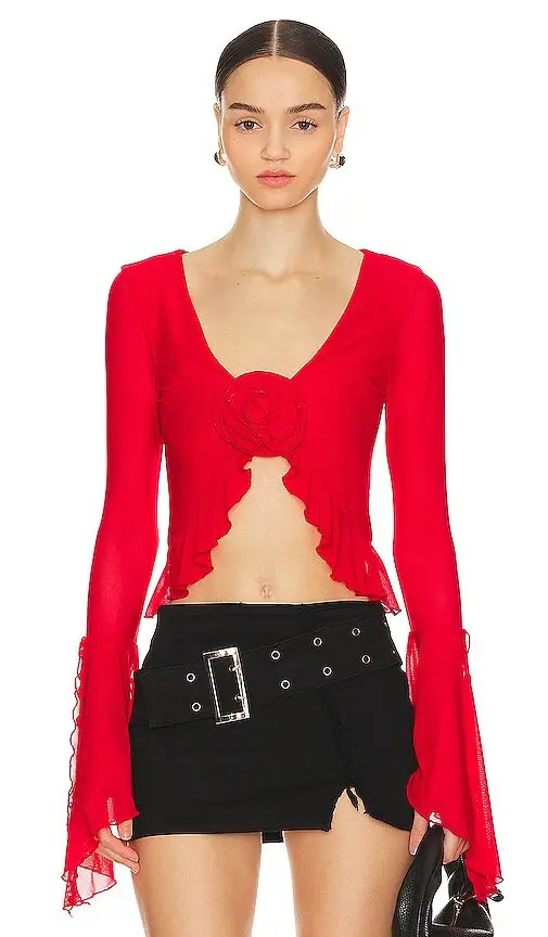 Majorelle Val Top - Red