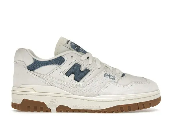 NEW BALANCE 550 Denim Pack Sneakers - Reflection/heron Blue/navy