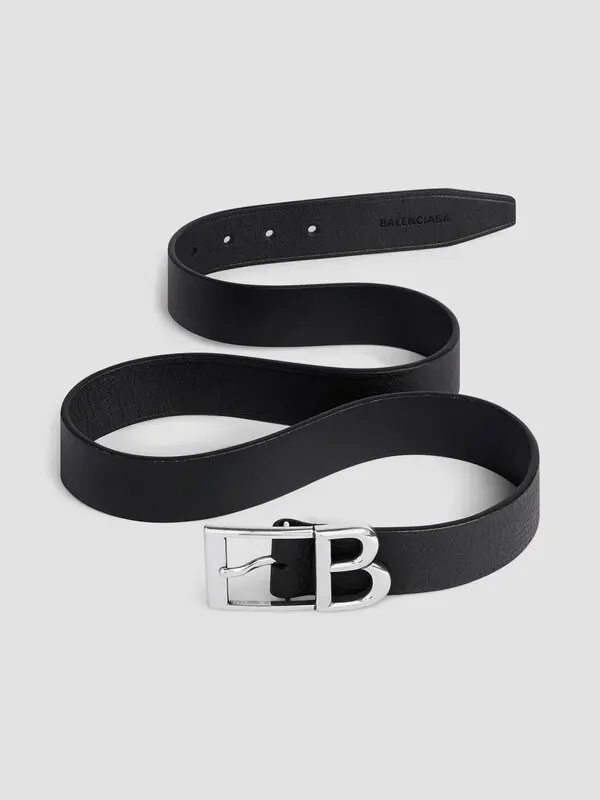 Balenciaga Classic B Belt - Black