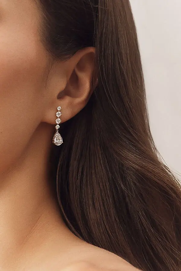 Nadri Crystal Drop Earrings