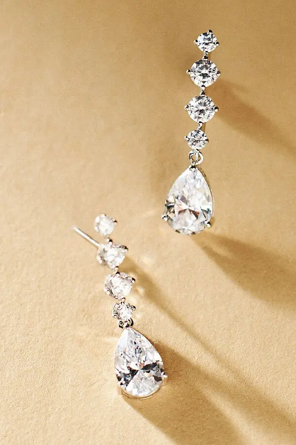 Nadri Crystal Drop Earrings