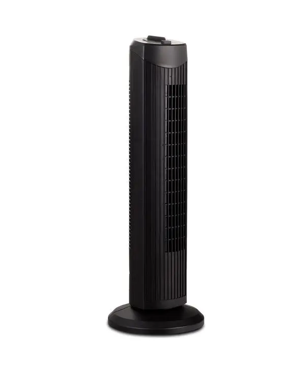 SKONYON Fantask 35w 28 Inch Quiet Bladeless Oscillating Tower Fan - Black