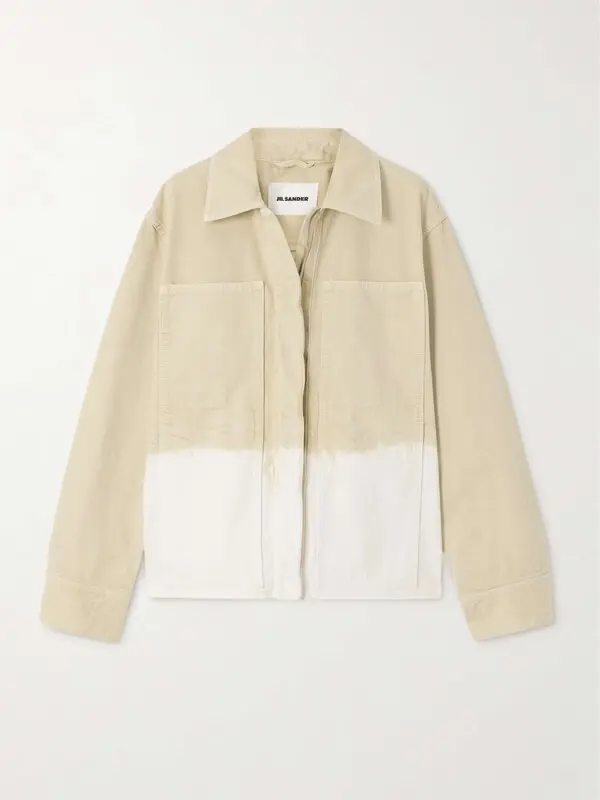 JIL SANDER Dégradé Denim Jacket - Beige