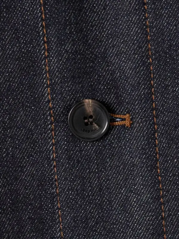 Loro Piana Kea Cotton And Cashmere-blend Denim Jacket