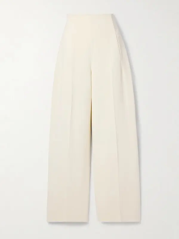 FFORME Peyton Crepe Wide-leg Pants - Neutrals