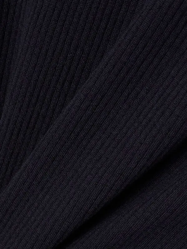 Loro Piana Taupo Ribbed-knit Wool Turtleneck Sweater