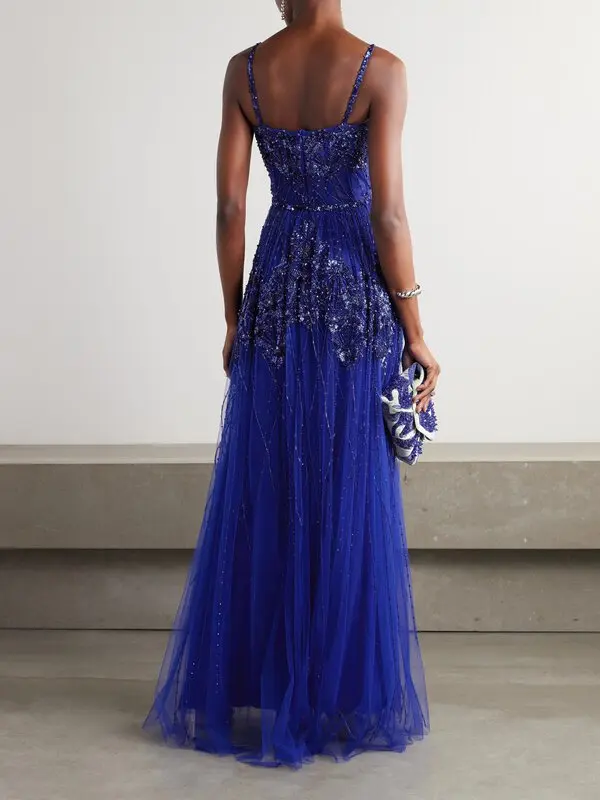 Zuhair Murad Embellished Tulle Gown