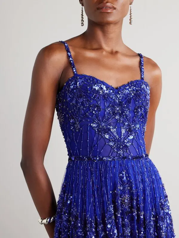 Zuhair Murad Embellished Tulle Gown