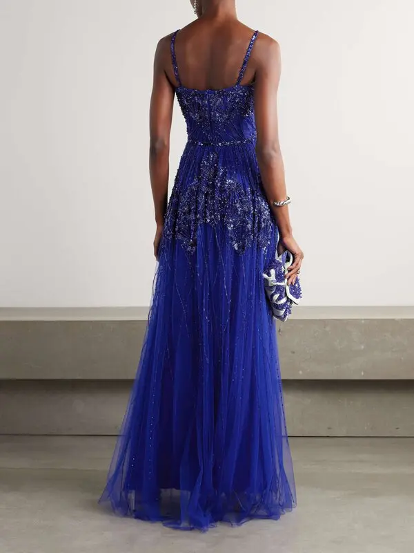Zuhair Murad Embellished Tulle Gown