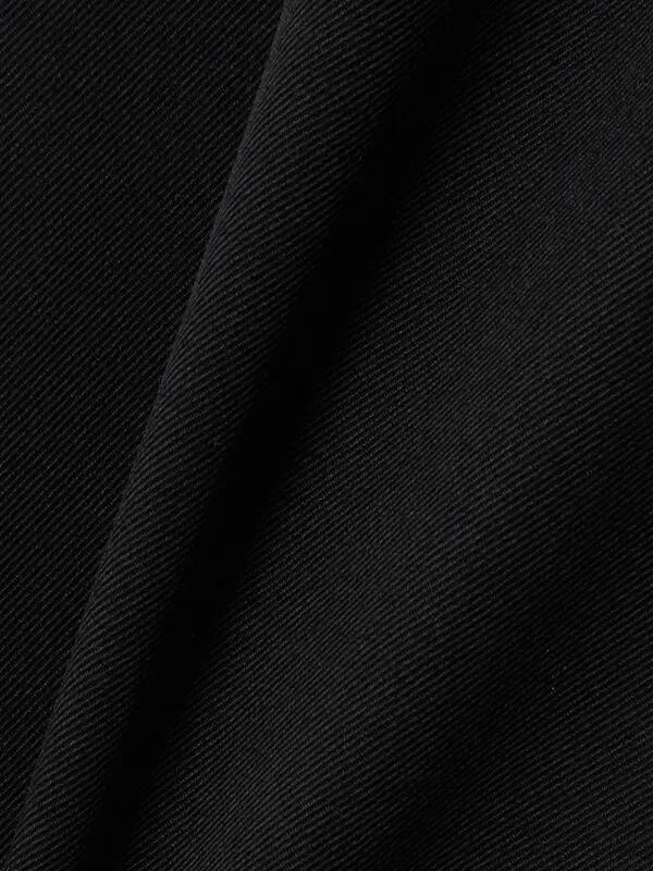 Dolce & Gabbana Wide-leg Wool-blend Trousers - Black