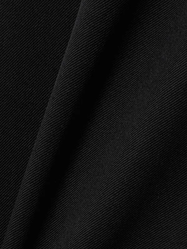 Dolce & Gabbana Wide-leg Wool-blend Trousers - Black