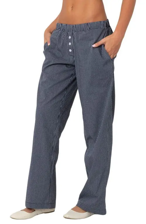 EDIKTED Ellery Check Pants
