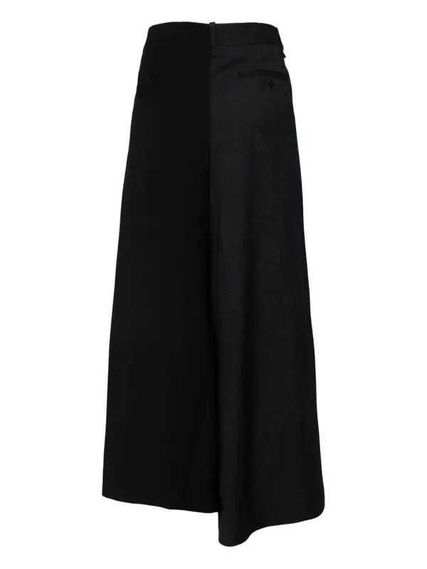 JNBY Spliced A-line Skirt - Black