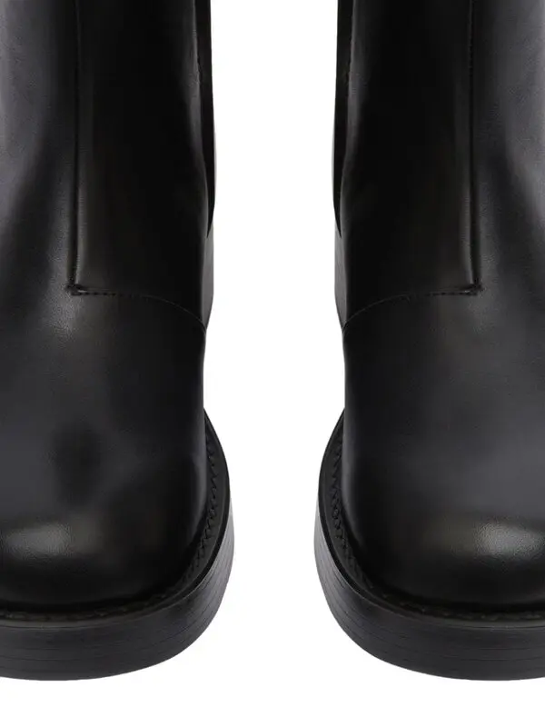 COURREGES Rider Leather Boots - Black