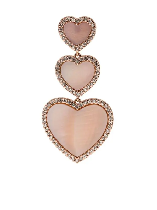 APM MONACO Nacre Heart Earrings
