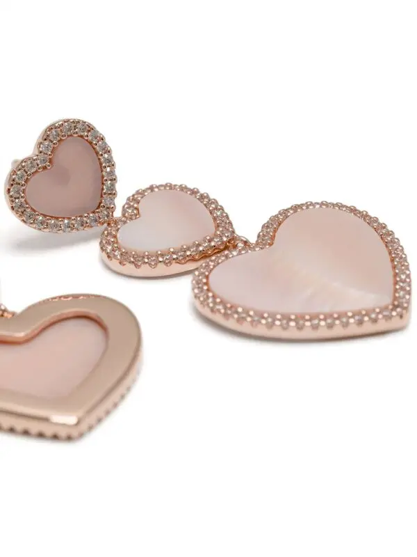 APM MONACO Nacre Heart Earrings
