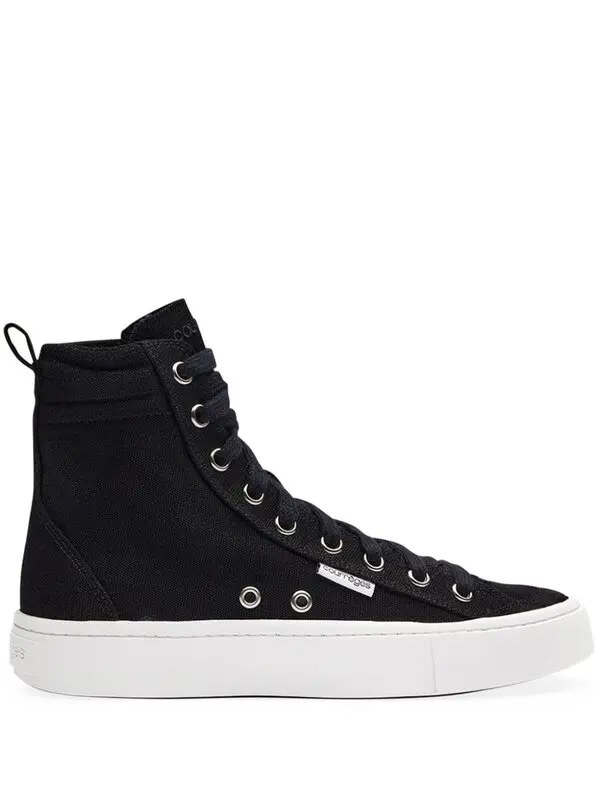 COURREGES Canvas Hi-top Sneakers