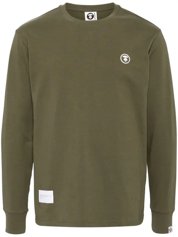 AAPE BY *A BATHING APE Moonface Logo Long Sleeve T-shirt