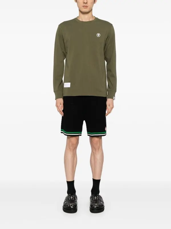 AAPE BY *A BATHING APE Moonface Logo Long Sleeve T-shirt