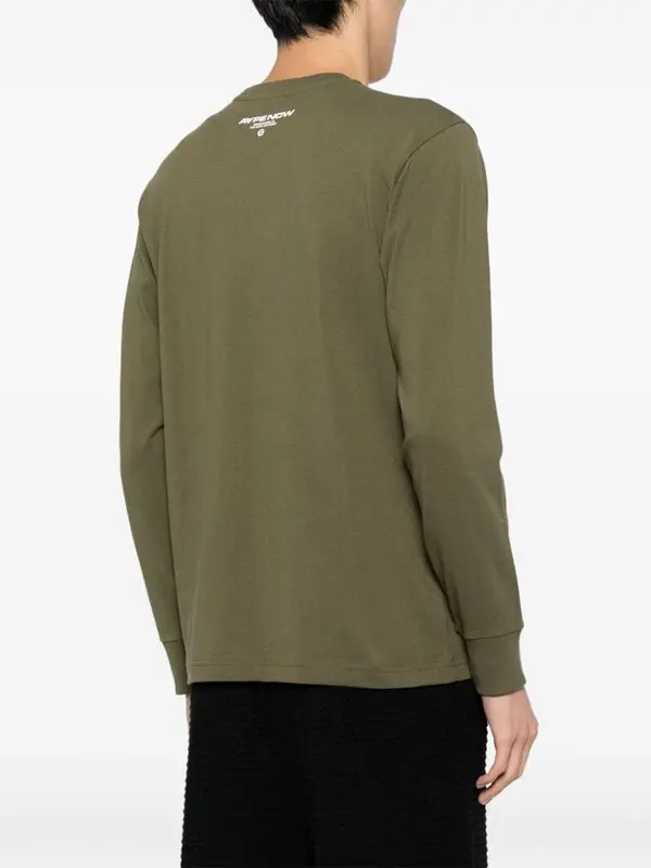 AAPE BY *A BATHING APE Moonface Logo Long Sleeve T-shirt