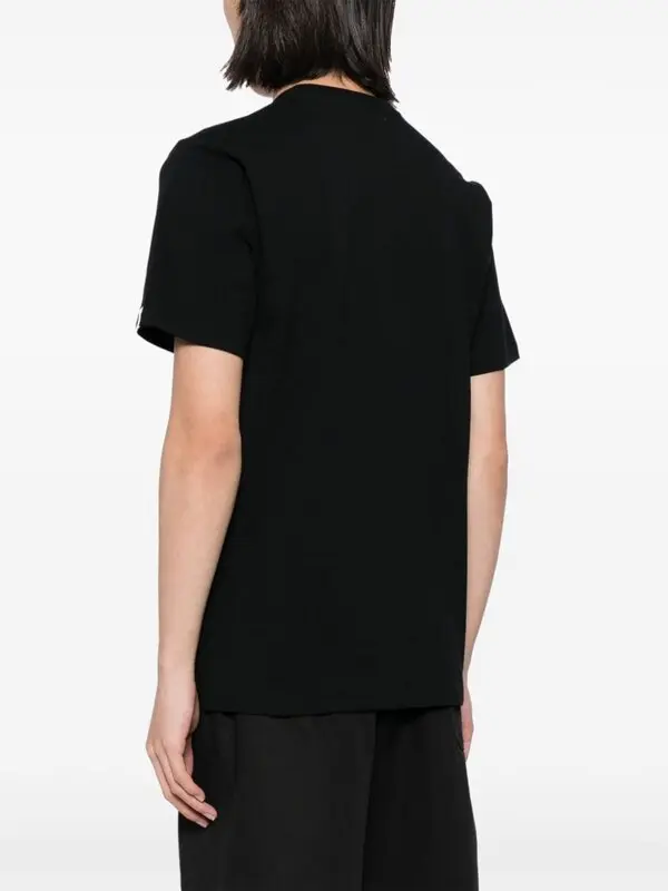A BATHING APE Logo Print T-shirt - Black