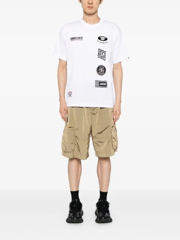 AAPE BY *A BATHING APE Moonface Logo Universe T-shirt