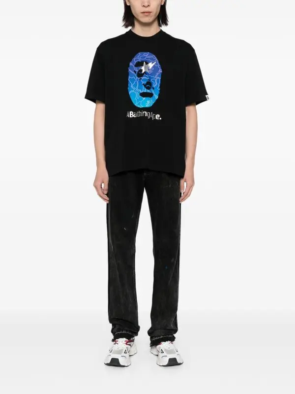 A BATHING APE Logo Print T-shirt
