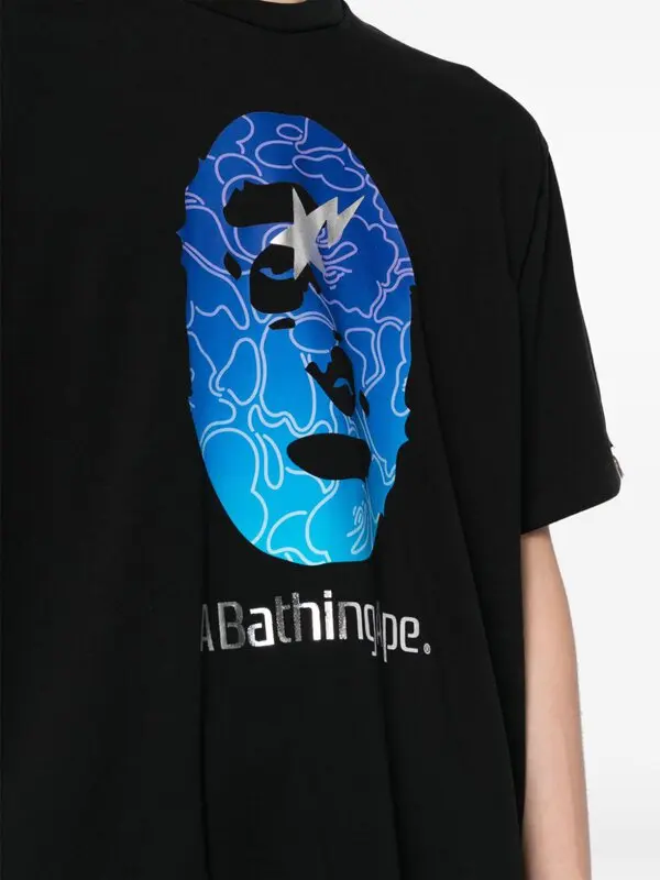 A BATHING APE Logo Print T-shirt