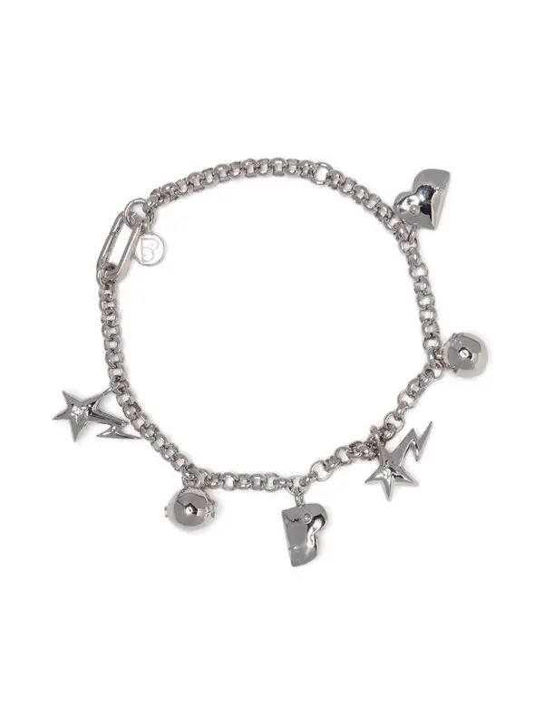A BATHING APE Charm Bracelet - Silver