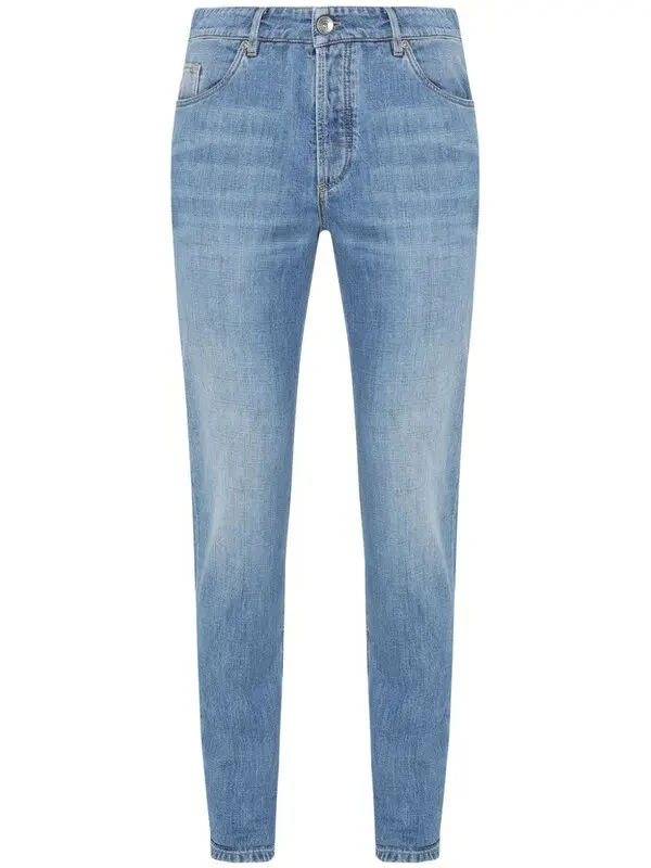 Brunello Cucinelli Straight-leg Jeans - Blue