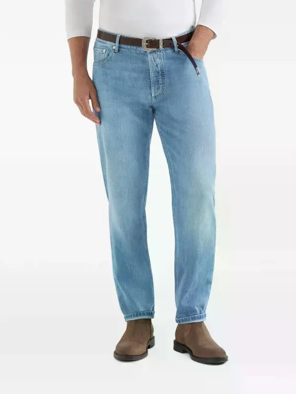Brunello Cucinelli Straight-leg Jeans - Blue