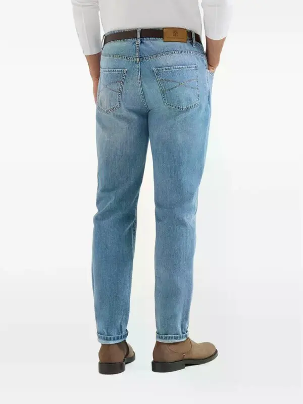 Brunello Cucinelli Straight-leg Jeans - Blue
