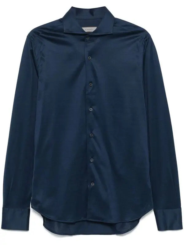 Canali Cotton Shirt - Blue