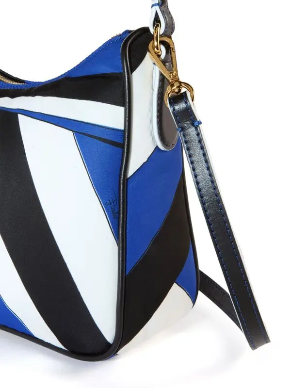 Emilio Pucci Top Zip Shoulder Bag - Blue