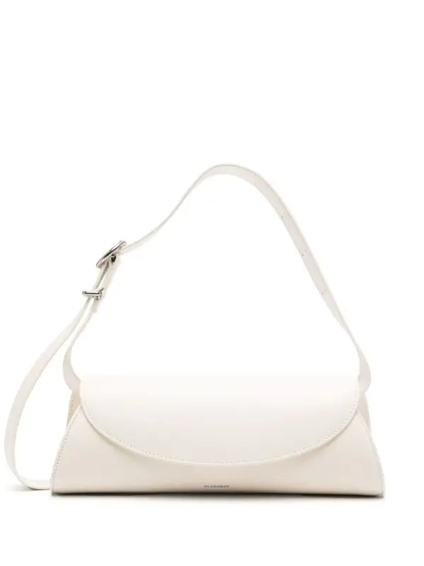 JIL SANDER Small Cannolo Shoulder Bag - Neutrals