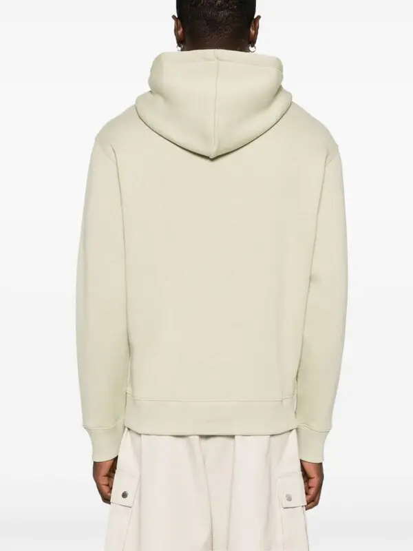 Maison Kitsuné Fox-motif Hoodie - Green