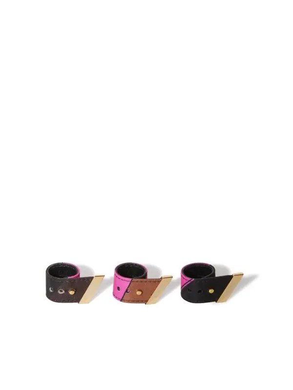 Emilio Pucci Iride-print Ring Set - Pink