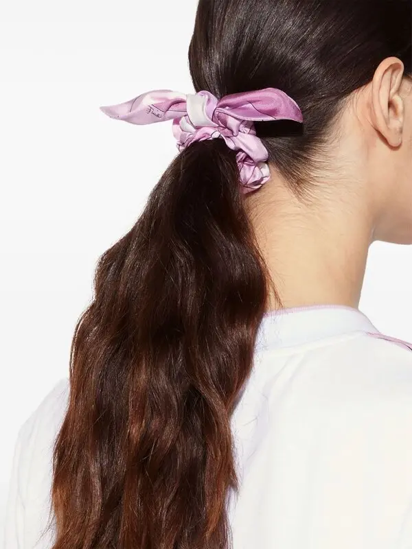 Emilio Pucci Iride-print Hair Tie