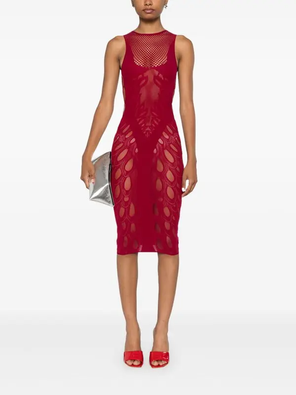 Poster Girl Juliet Midi Dress In Red - 5% Off | Editorialist
