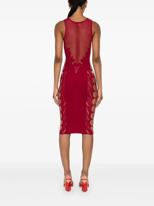 Poster Girl Juliet Midi Dress In Red - 5% Off | Editorialist