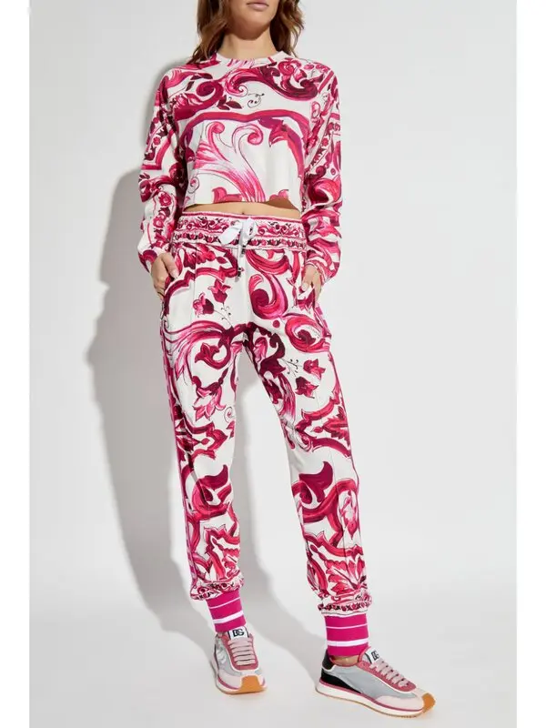 Dolce & Gabbana Majolica-print Sweatshirt