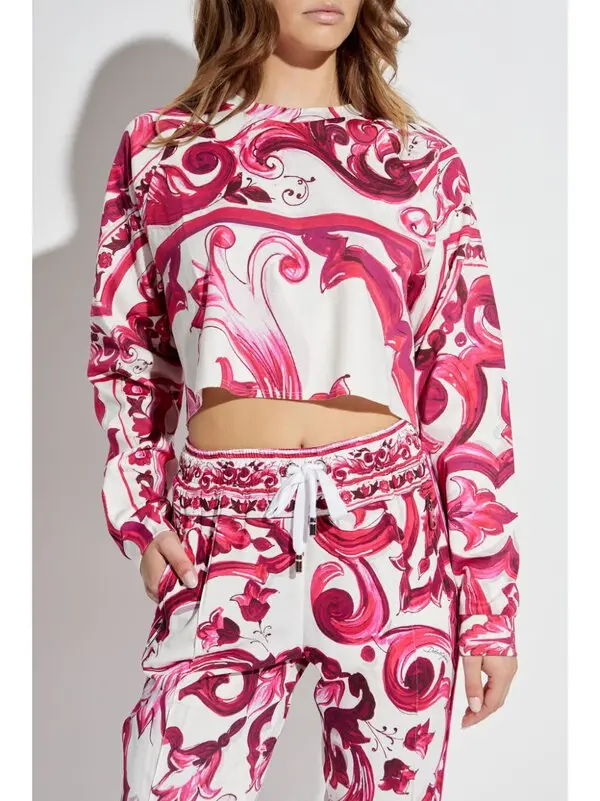 Dolce & Gabbana Majolica-print Sweatshirt