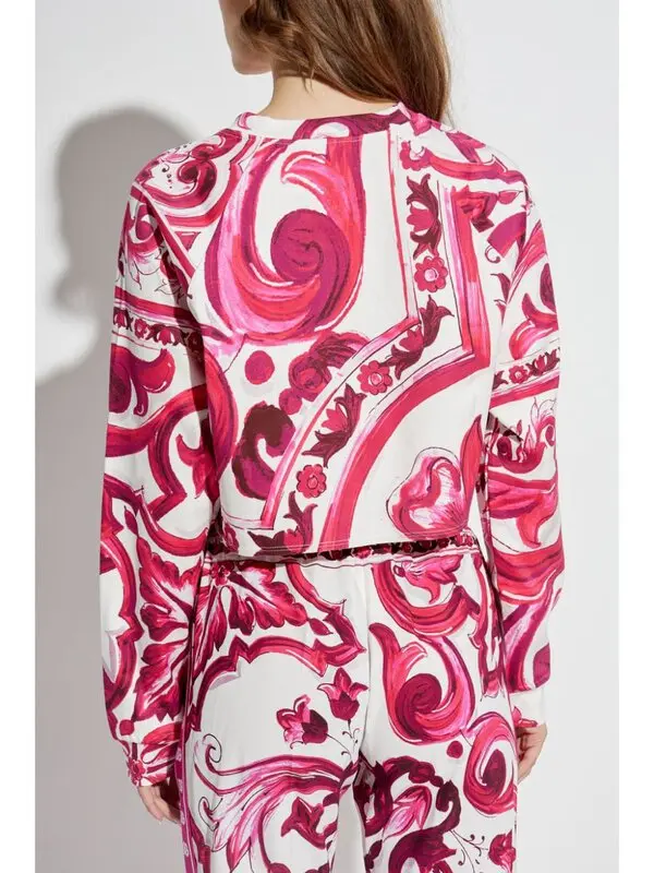 Dolce & Gabbana Majolica-print Sweatshirt