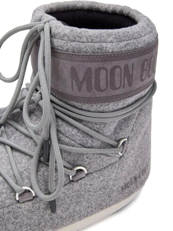 Moon Boot Icon Logo-print Boots - Grey
