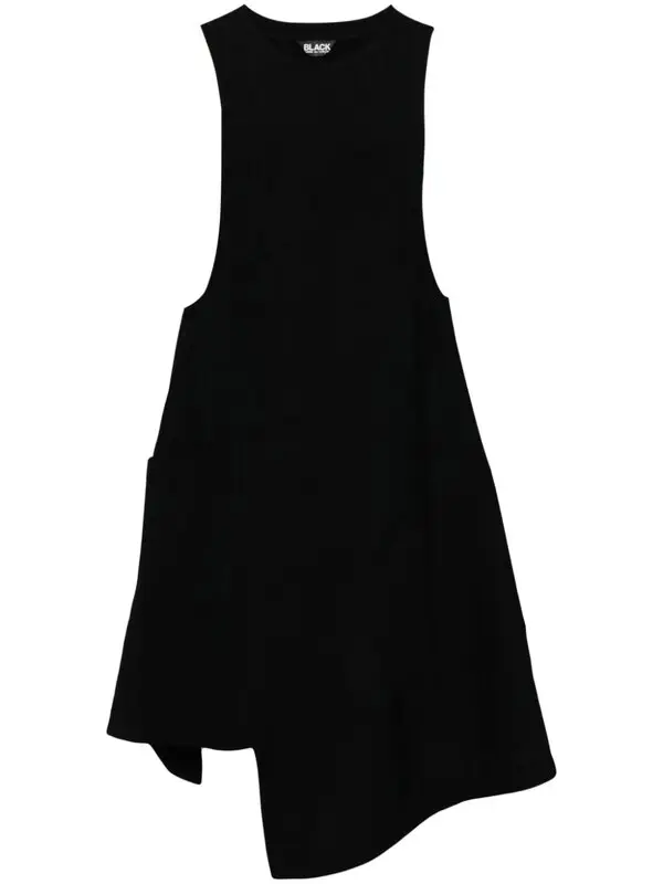 BLACK COMME DES GARÇONS Asymmetric Midi Dress