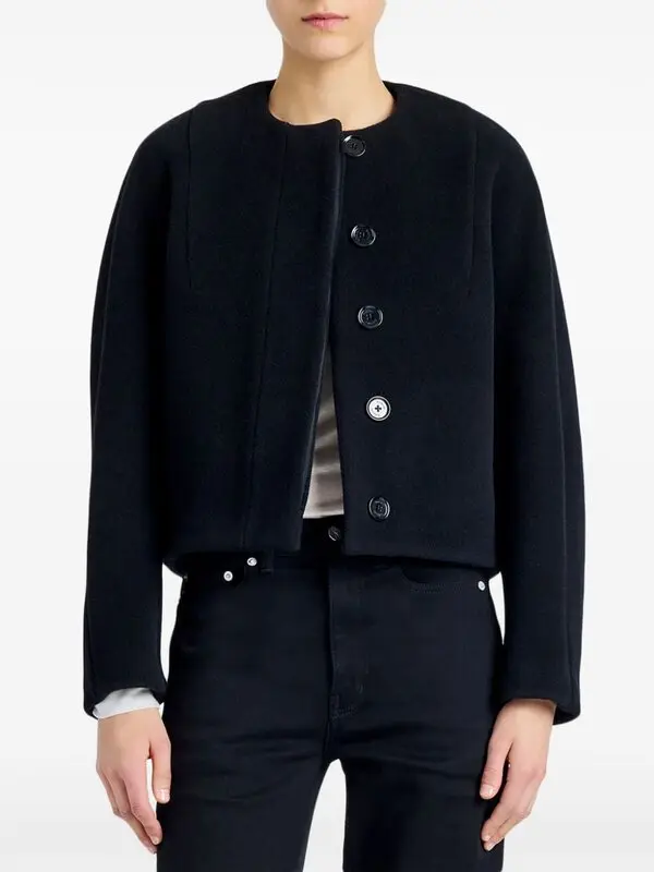 Proenza Schouler Mona Cropped Jacket - Black