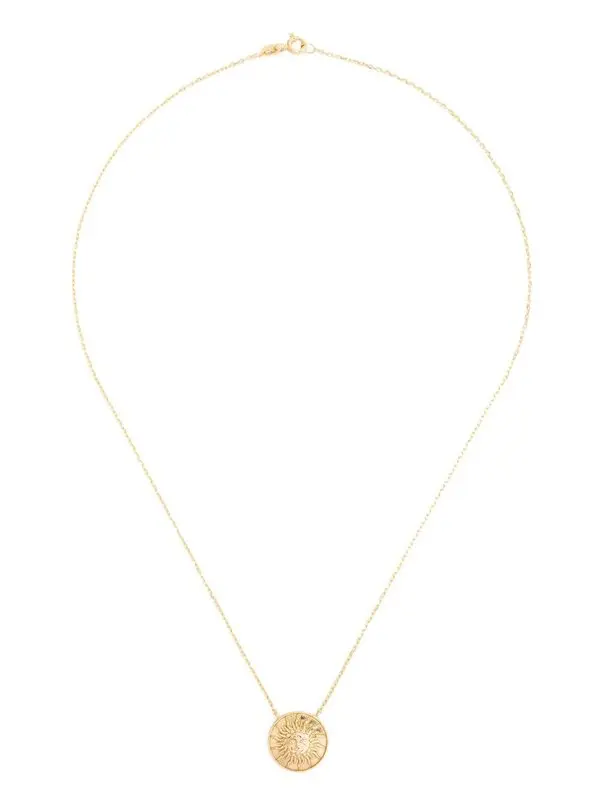 KAMUSHKI 18kt Yellow Shams Necklace - Gold