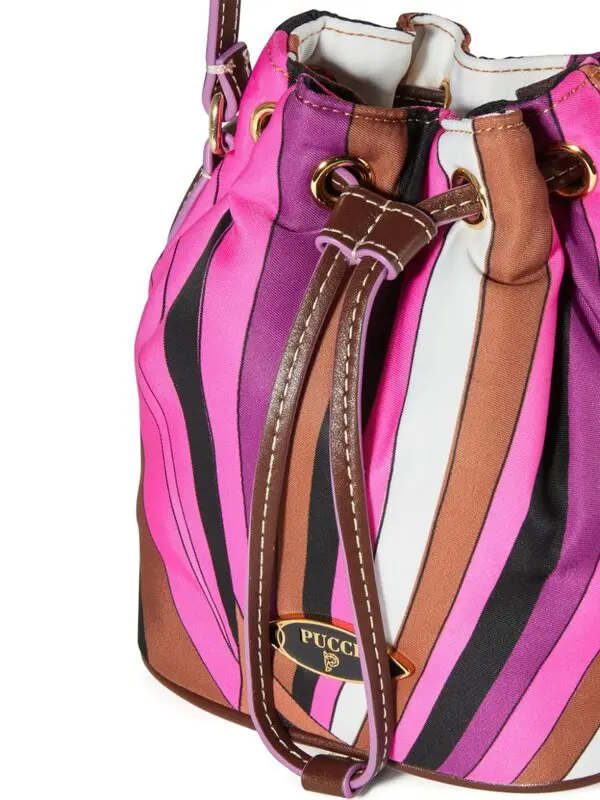Emilio Pucci Iride-print Bucket Bag - Pink