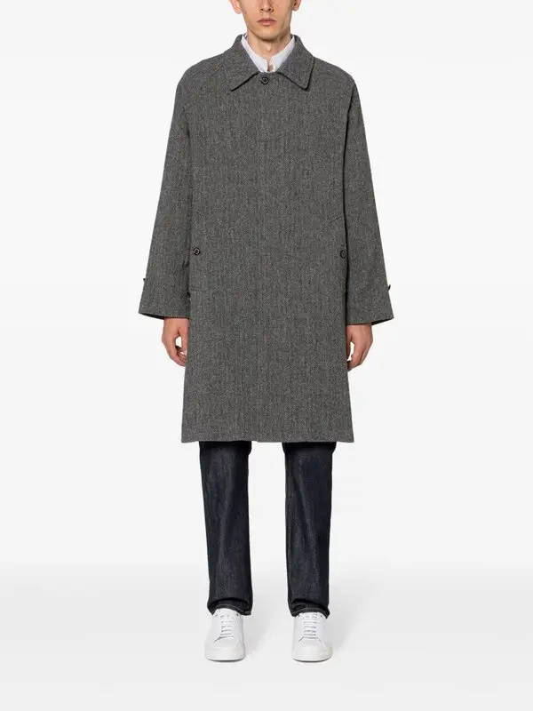 Mackintosh Belford Wool Coat - Grey